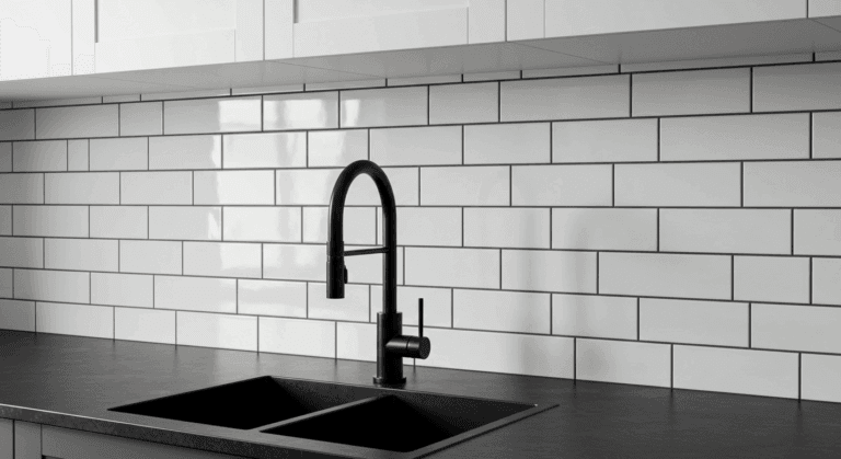 20 Black Grout on White Tiles Ideas for a Striking Contrast
